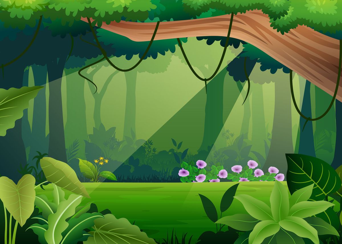 'Forest Landscape' Poster by Nae | Displate