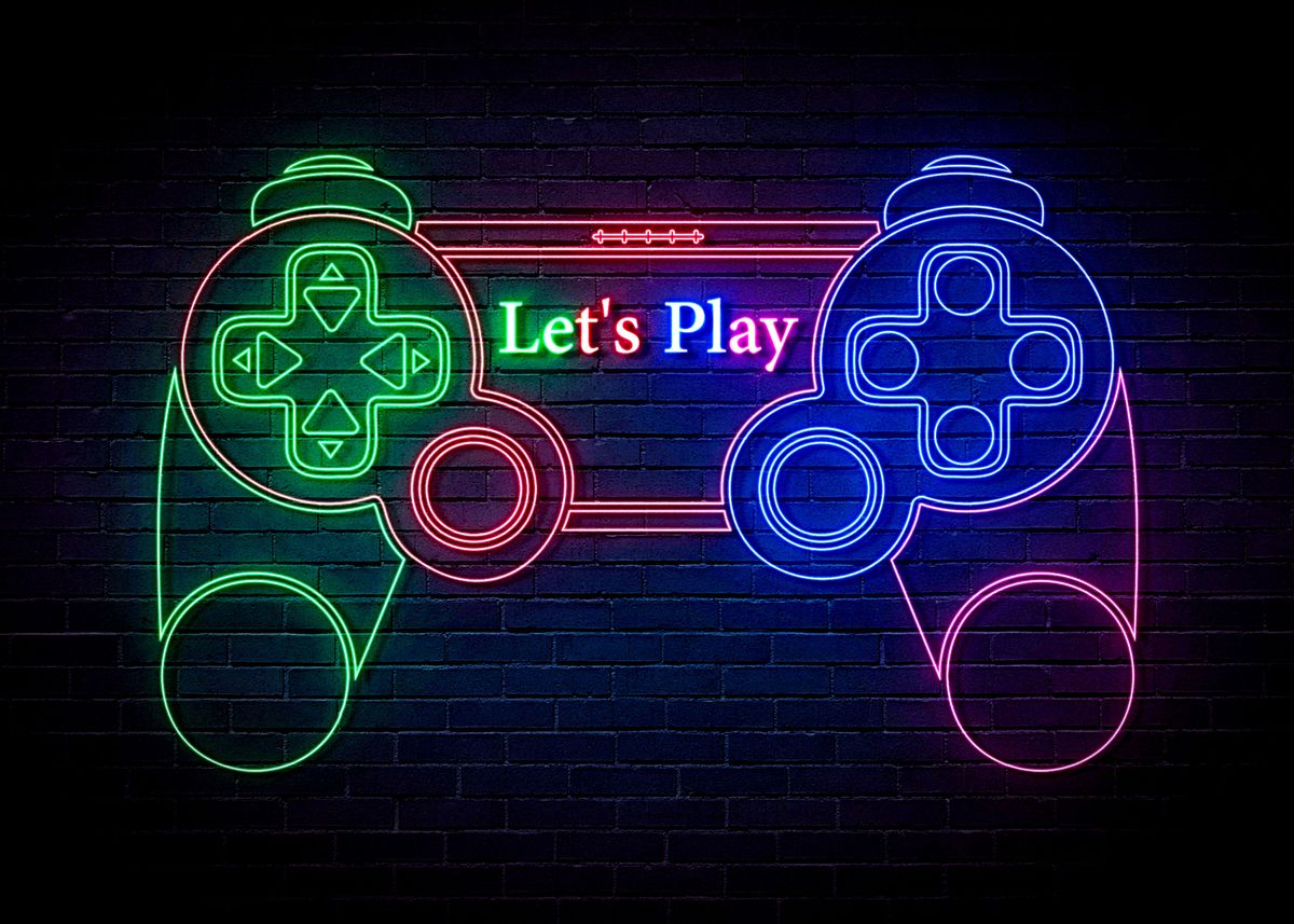'Lets Play' Poster by Retal | Displate