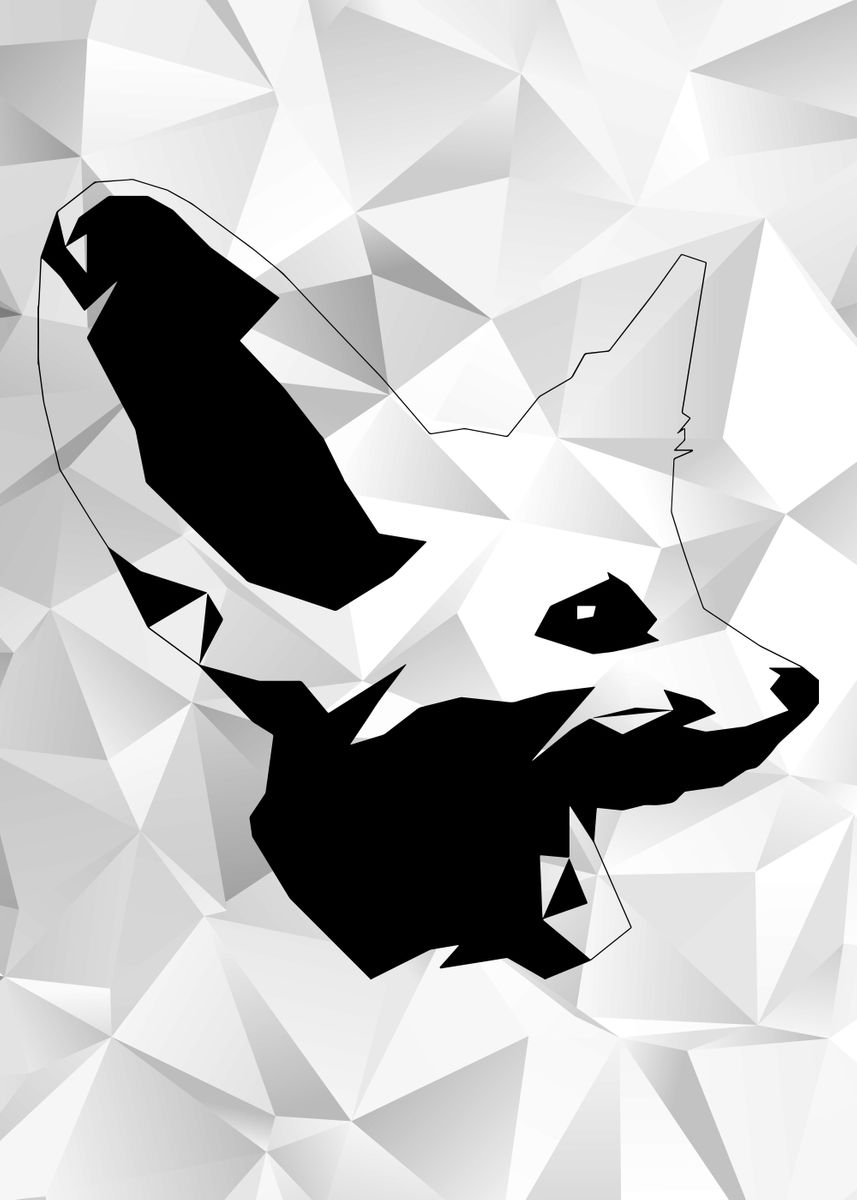 'Fox' Poster, picture, metal print, paint by never more | Displate