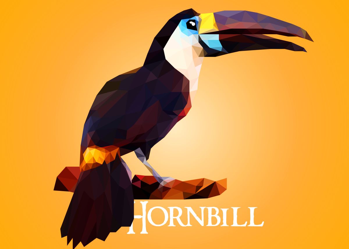 'Hornbill' Poster by Dare Neil | Displate