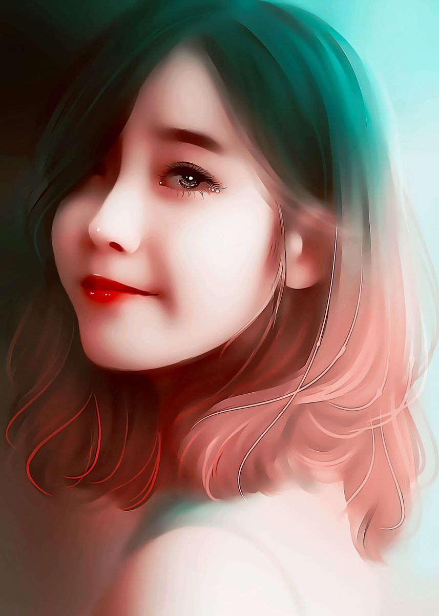 'iu cartoon' Poster by LAST LIGHT | Displate