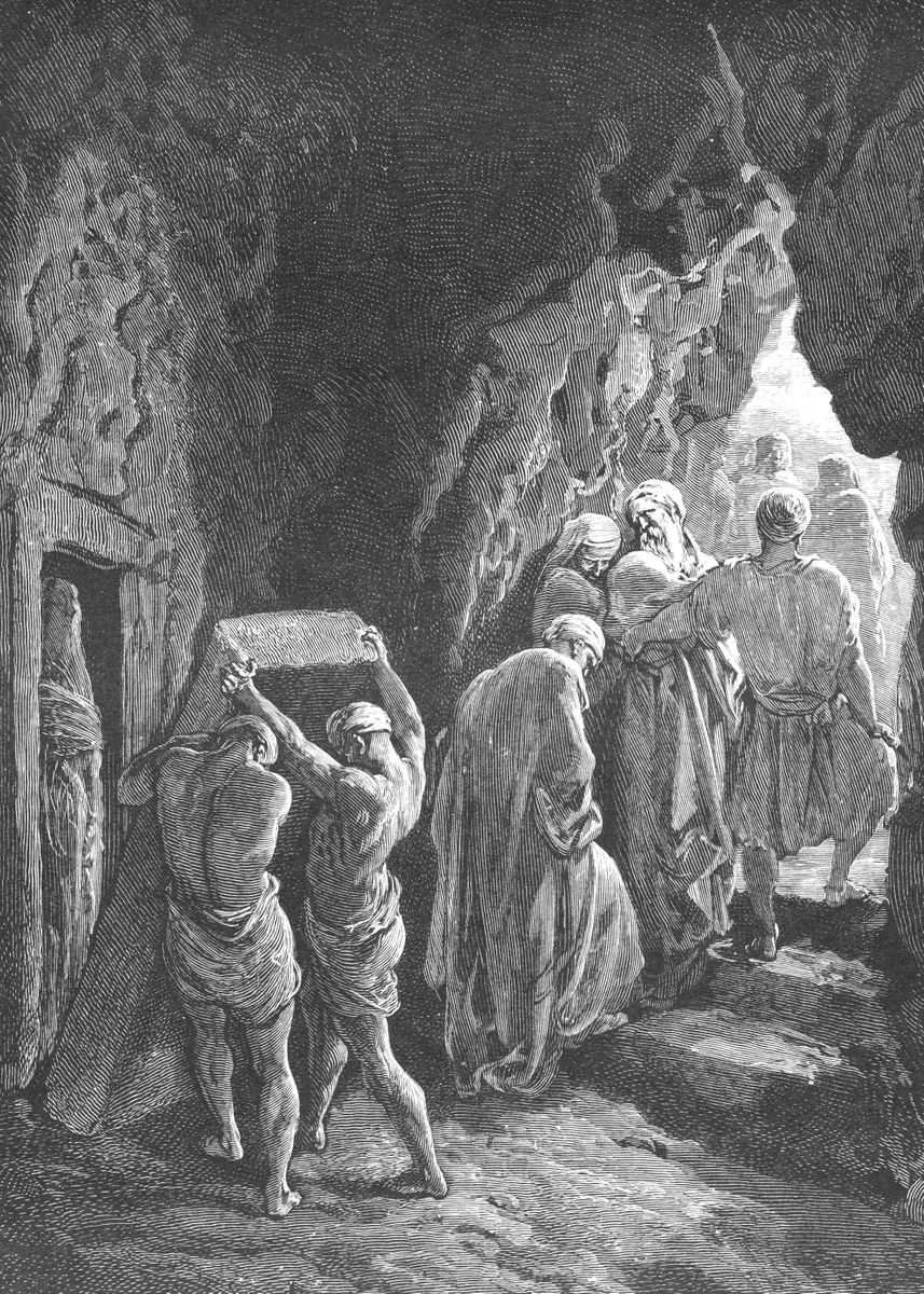 'The Burial of Sarah' Poster, picture, metal print, paint by ...