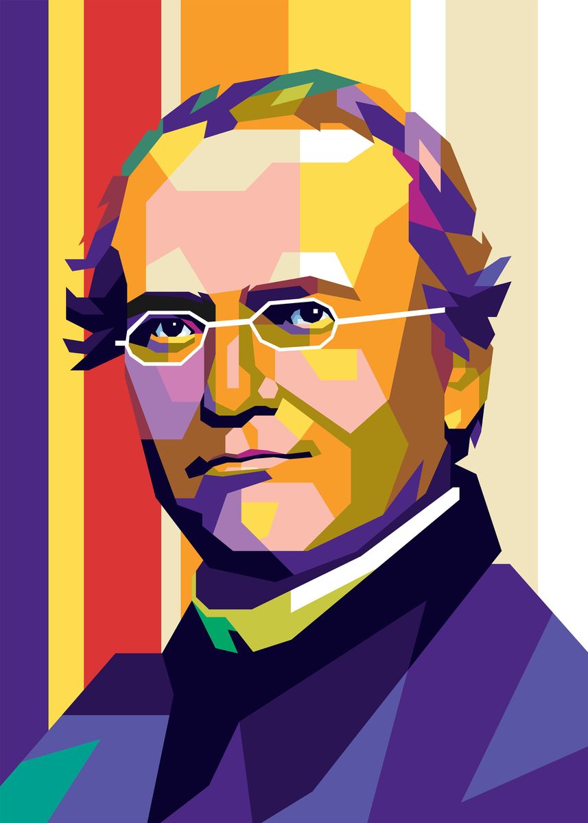 'Gregor Johann Mendel' Poster, picture, metal print, paint by Erick ...