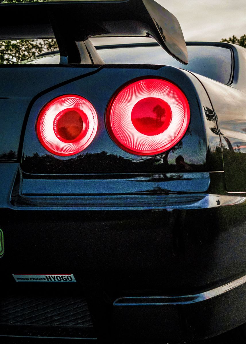 'Nissan Skyline GTR R34' Poster by Robert Monroy | Displate