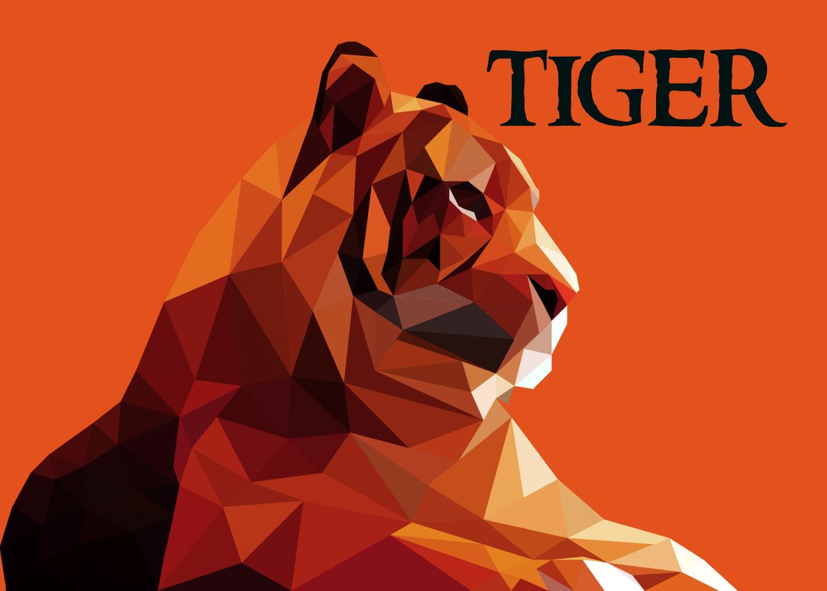 'Tiger' Poster by Dare Neil | Displate