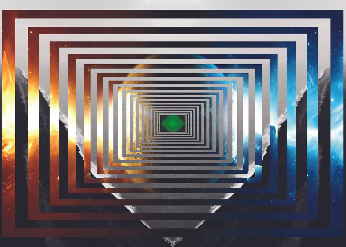 'Virual Existence' Poster by Milos Maric | Displate