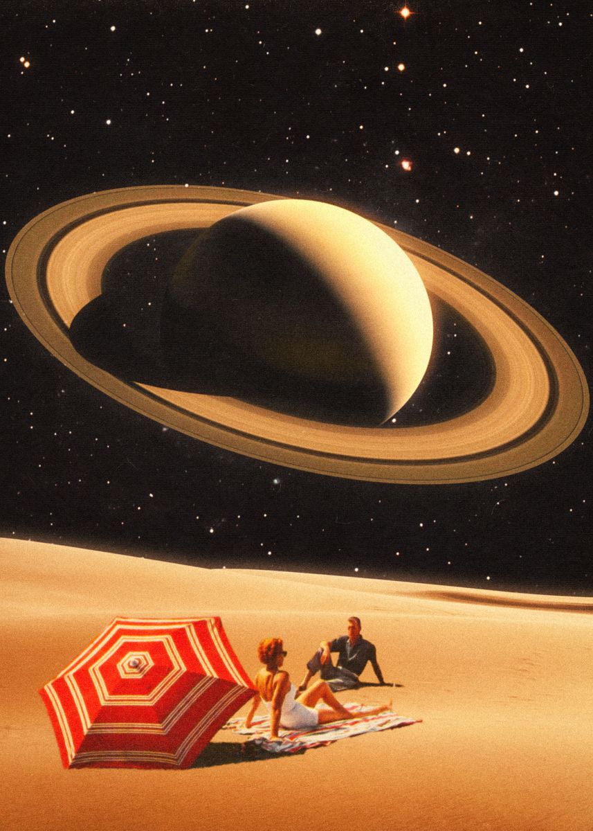 'Space Date' Poster, picture, metal print, paint by Taudalpoi | Displate