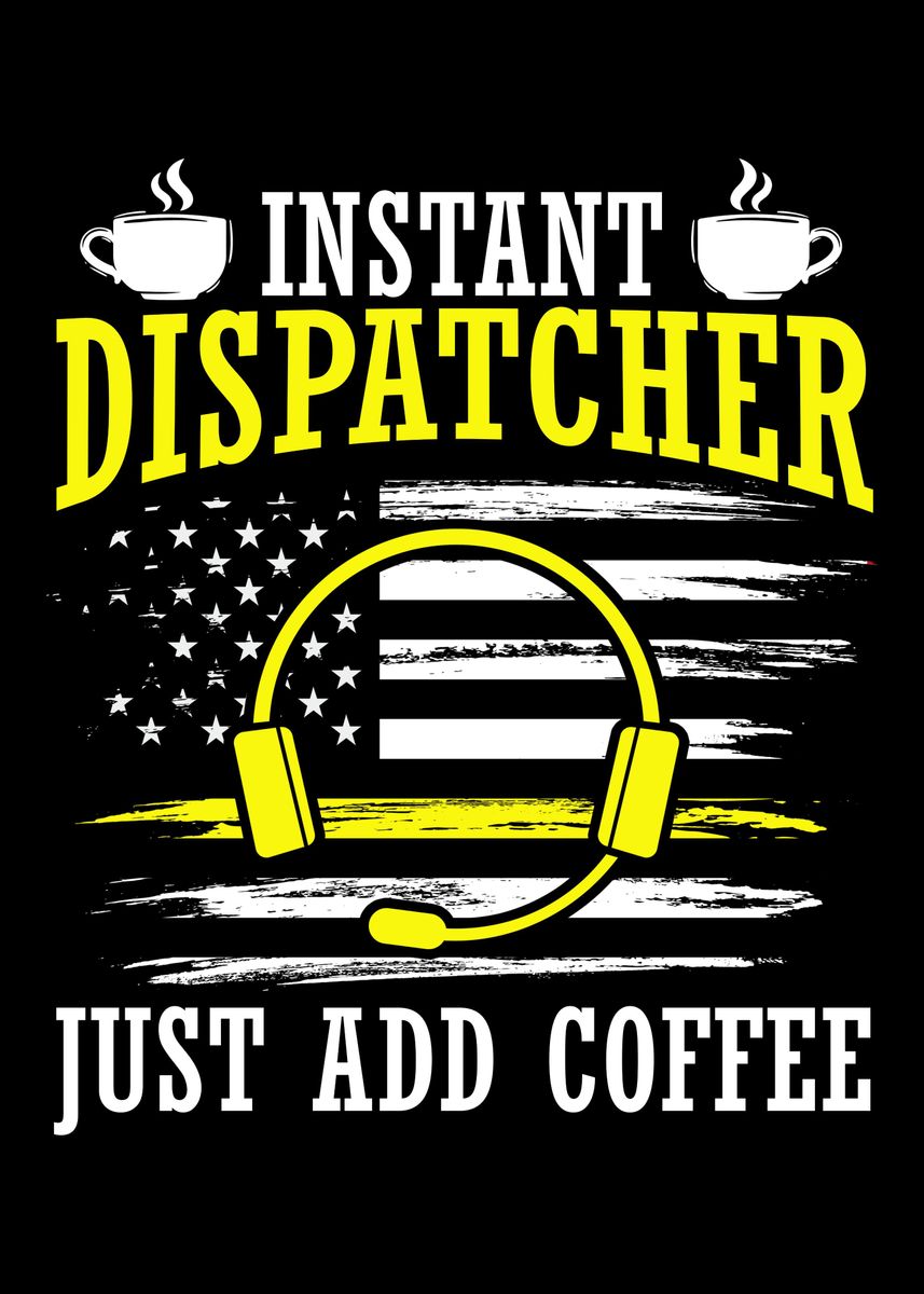 'Dispatcher' Poster, picture, metal print, paint by CrazySquirrel ...