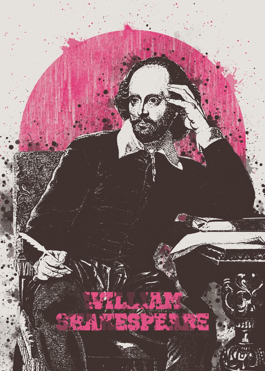 'William shakespeare art' Poster, picture, metal print, paint by jaka ...