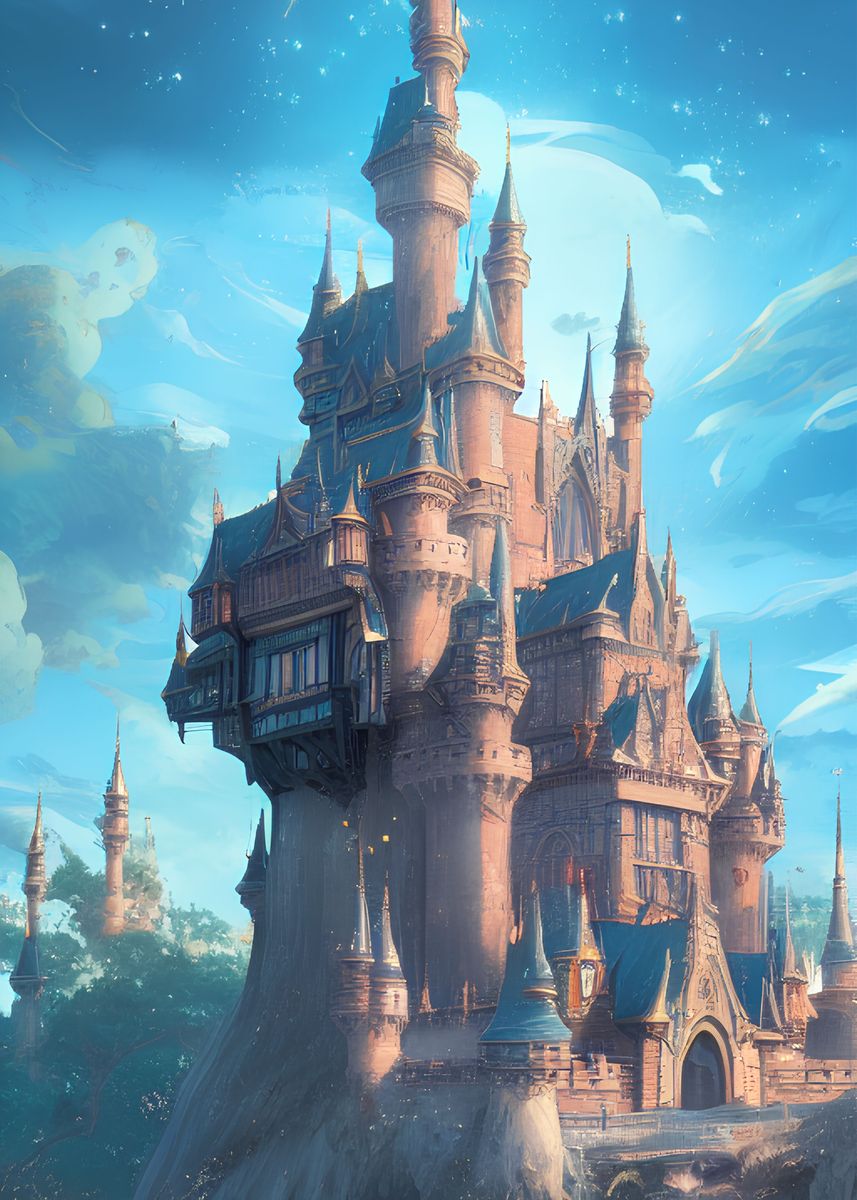 'Fairytale Castle' Poster, picture, metal print, paint by Ravi Sankar ...