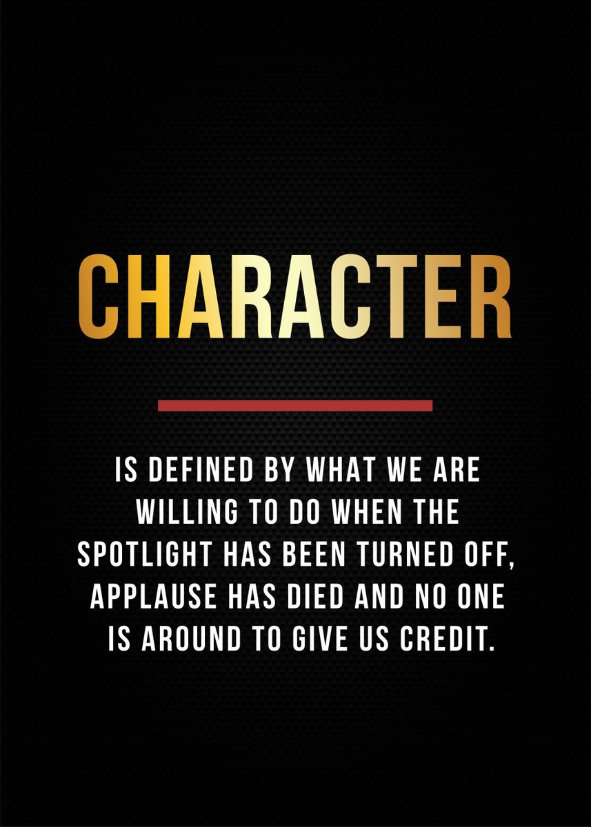 'character motivational ' Poster, picture, metal print, paint by Most ...