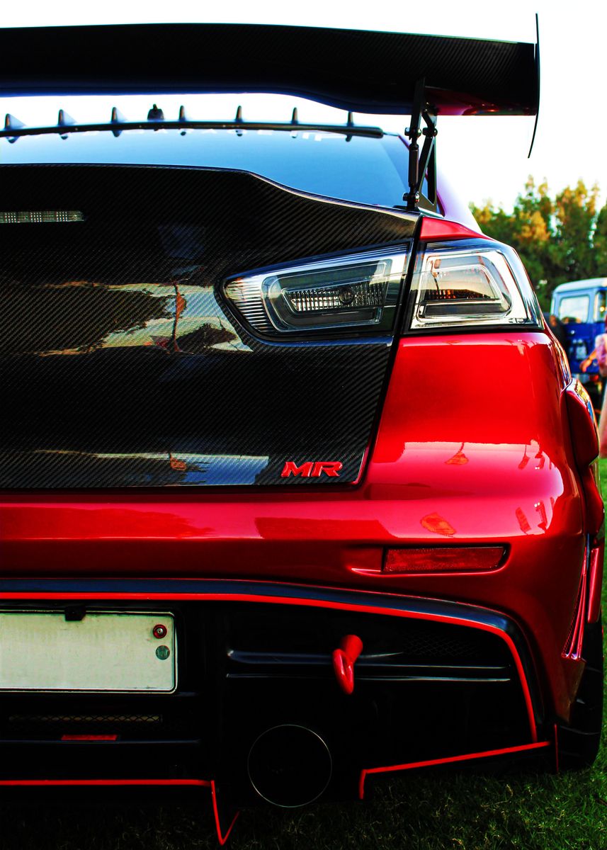 'Mitsubishi Lancer' Poster, picture, metal print, paint by Robert ...