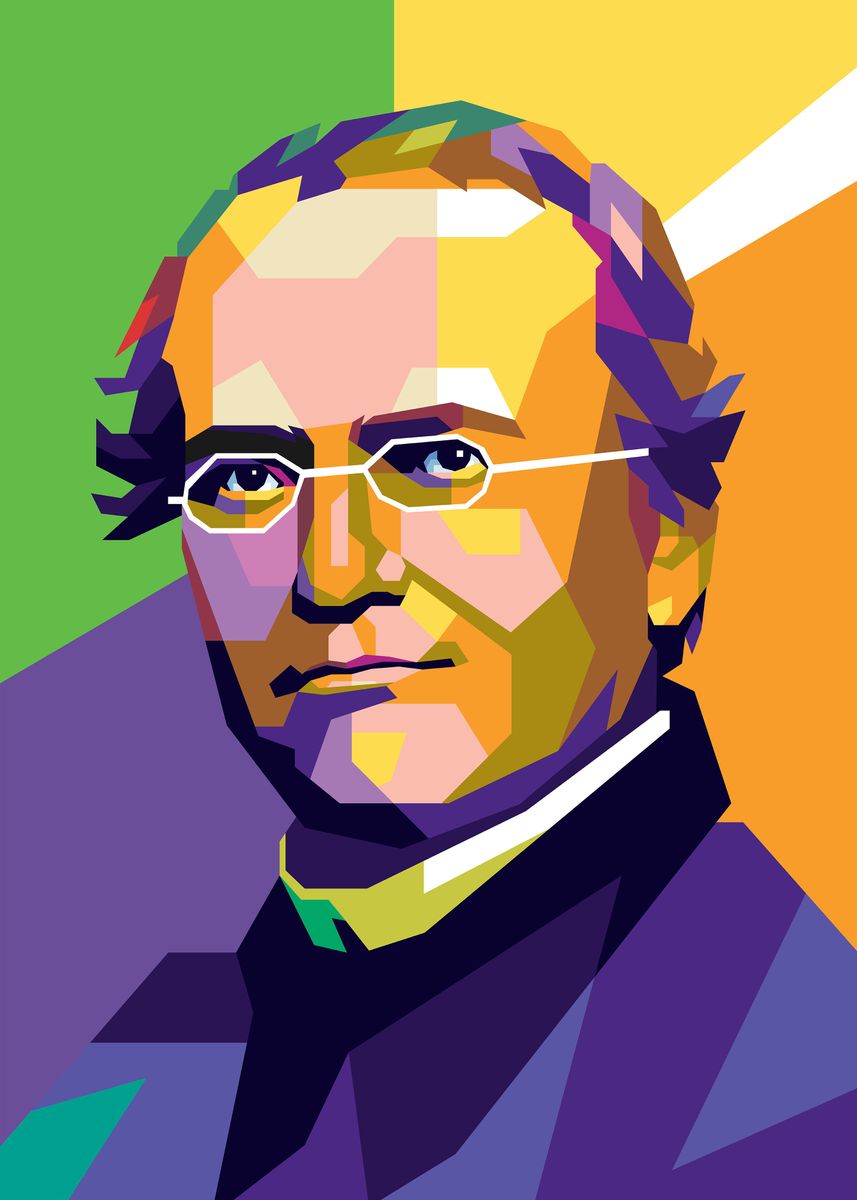'Gregor Johann Mendel' Poster, picture, metal print, paint by Erick ...