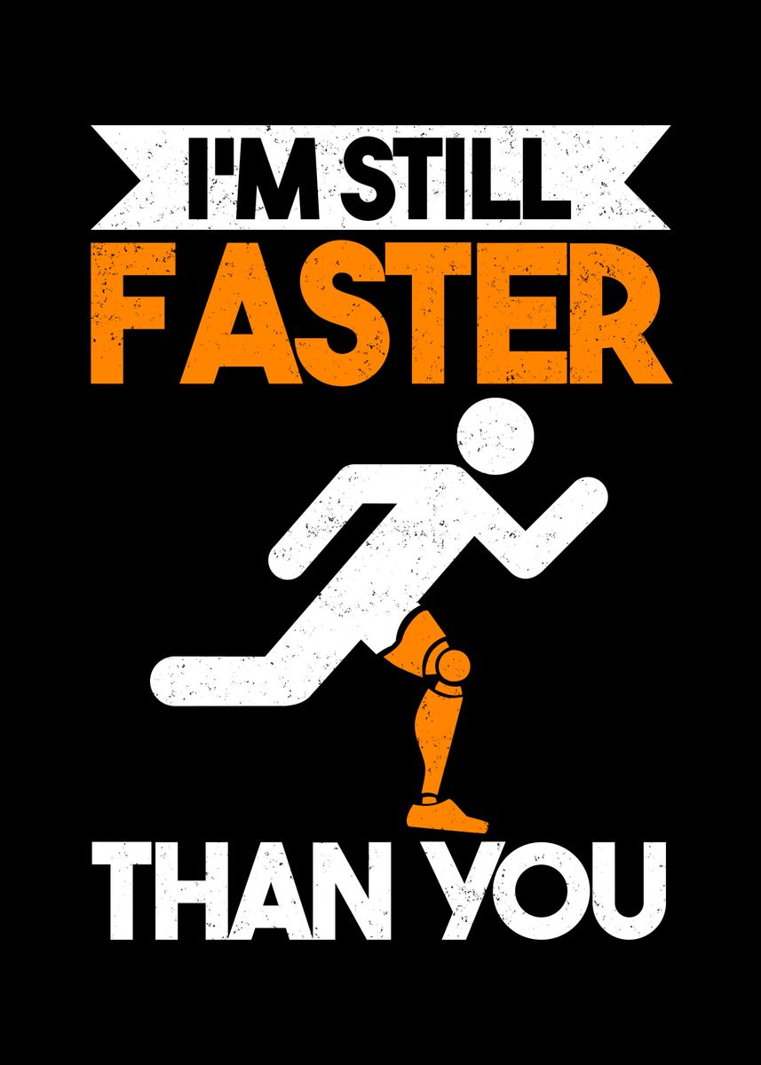 'Bionic Leg Prosthetic Leg' Poster, picture, metal print, paint by ...