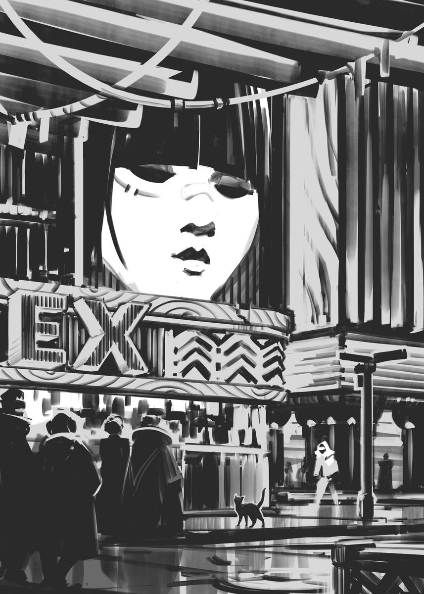 'Hello Kitty' Poster, picture, metal print, paint by Anton | Displate