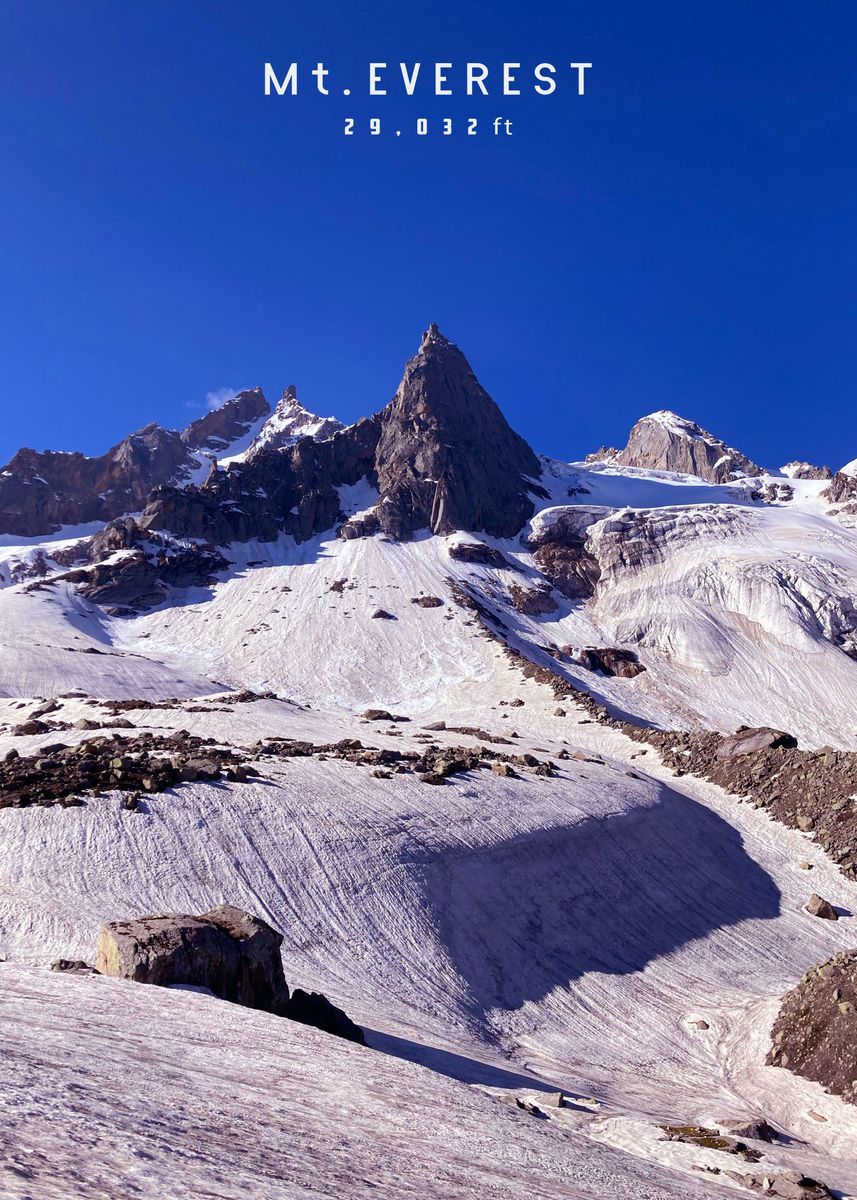 'Mount Everest ' Poster, picture, metal print, paint by Explore ...