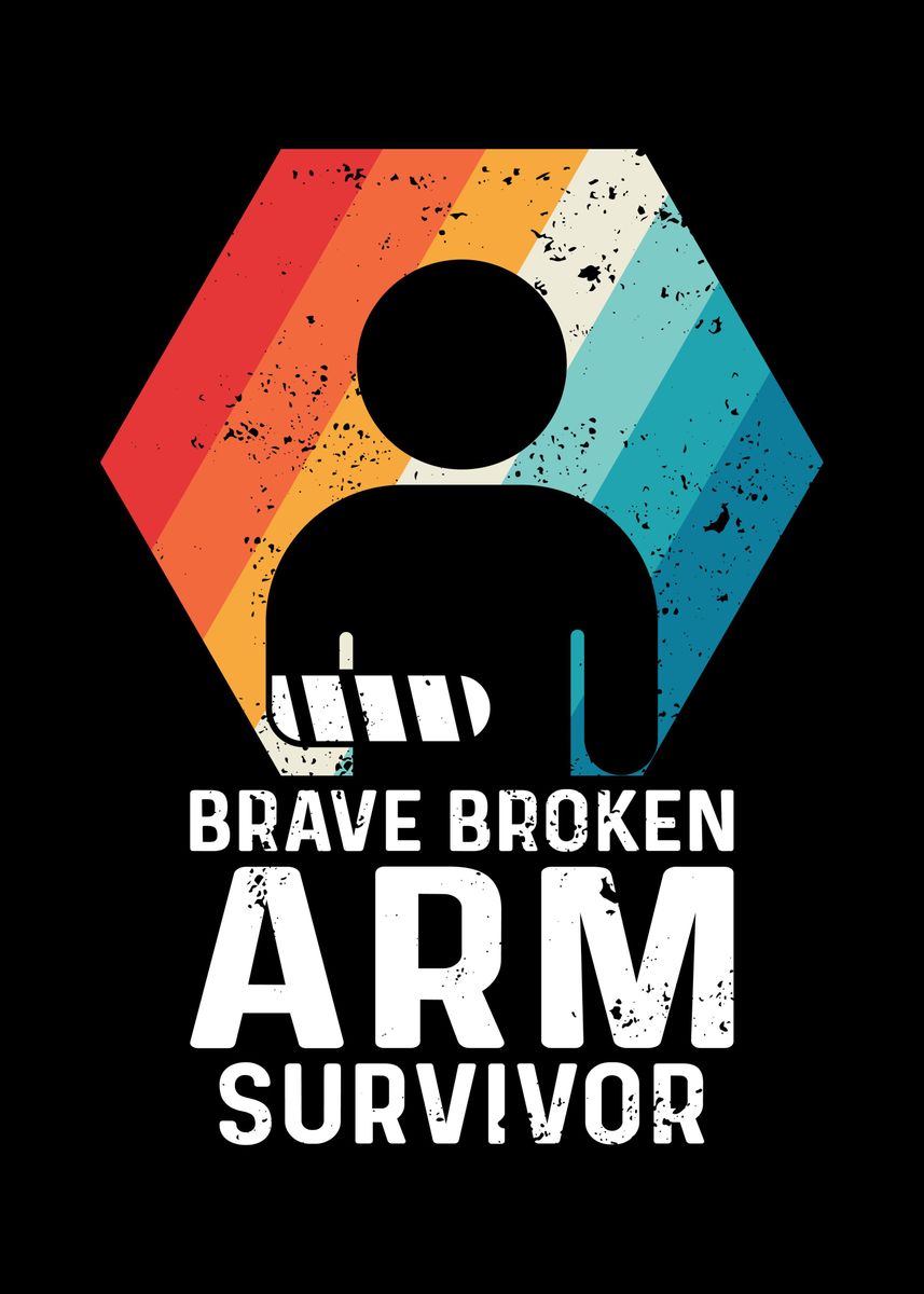 'Broken Arm' Poster by Sebastian Wünsche | Displate