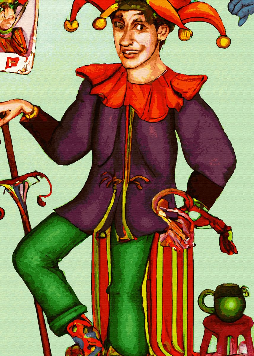 'The Fool' Poster, picture, metal print, paint by Marek Czelejewski ...