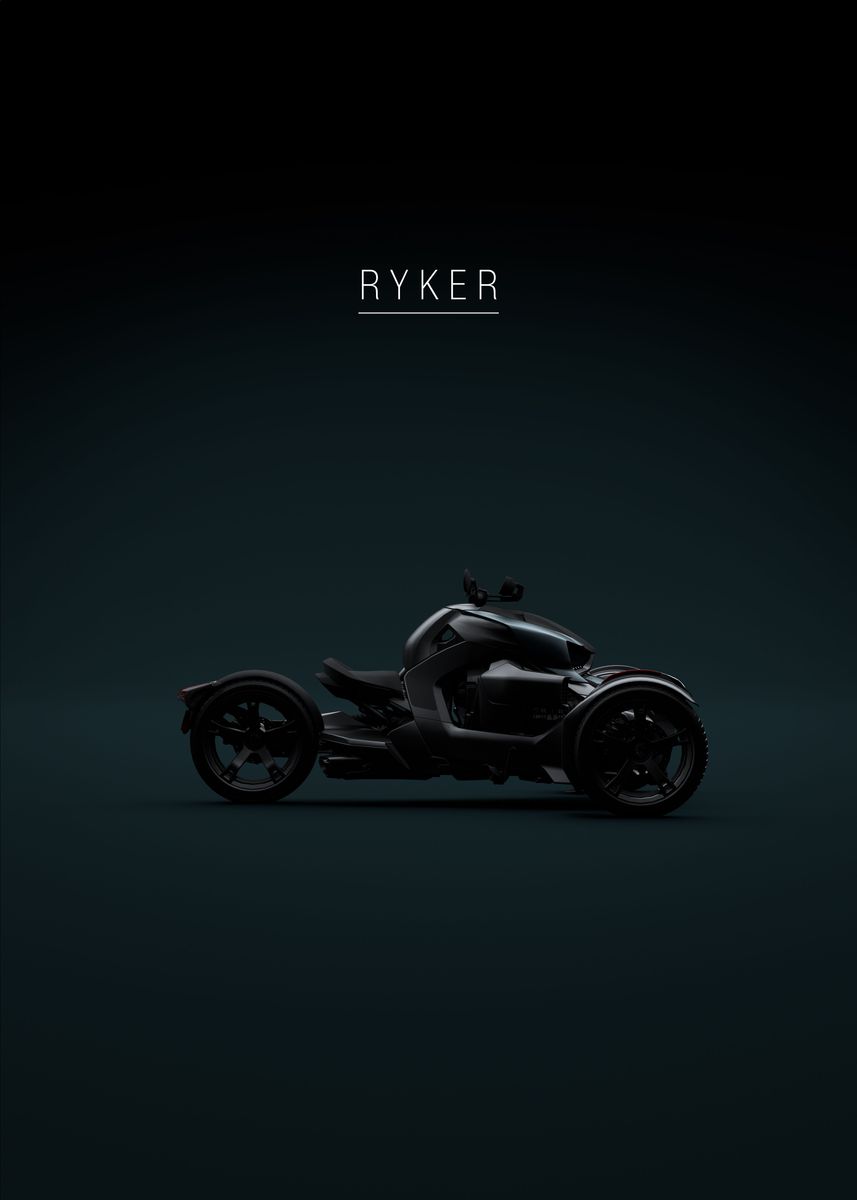 '2021 Can Am Ryker' Poster, picture, metal print, paint by 21 MXM ...