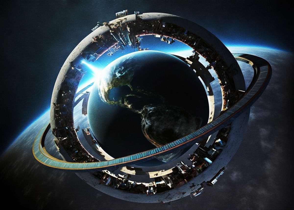 'Space civilization' Poster by Coffee Design | Displate