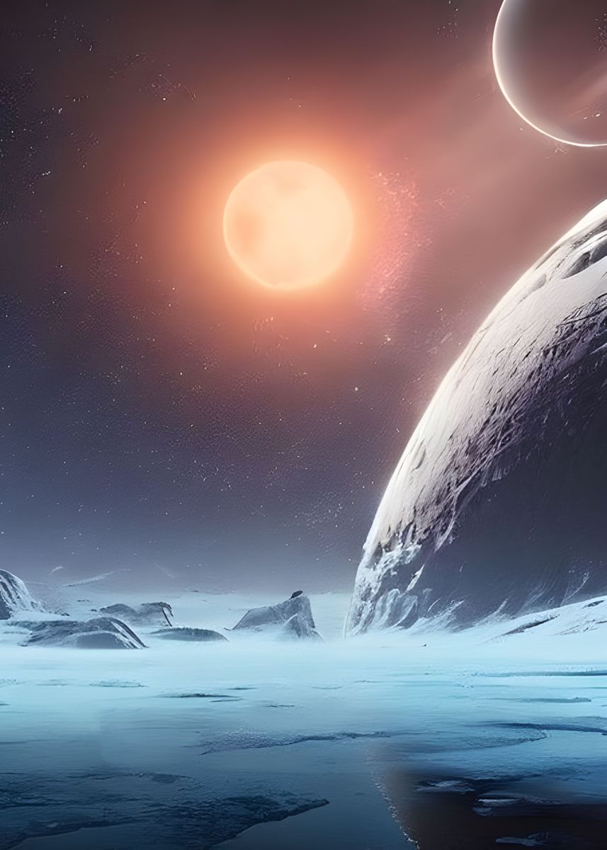 'Are you afraid' Poster, picture, metal print, paint by Pixxelworks Florian Schaller | Displate