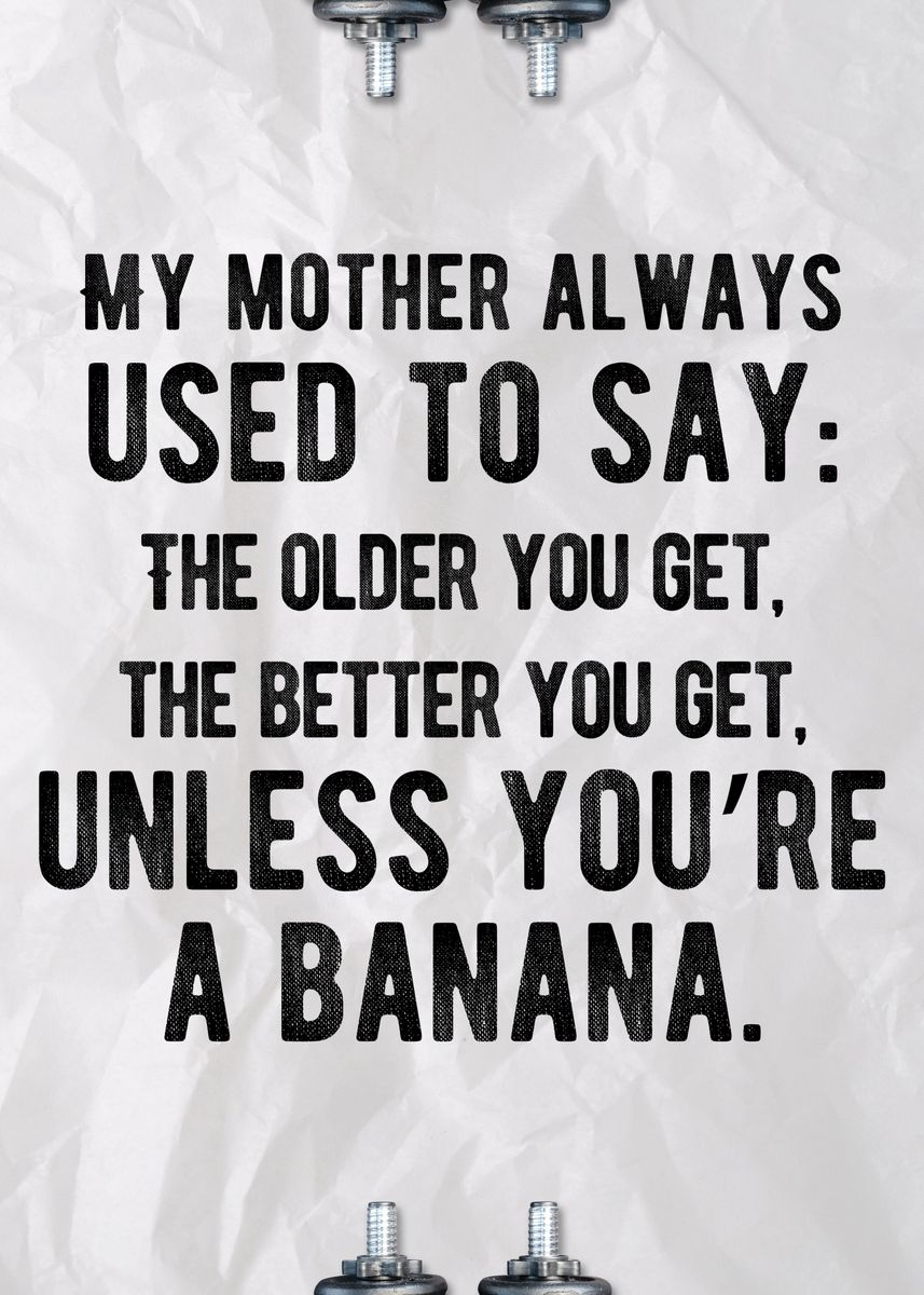 'Always Used To Say' Poster, picture, metal print, paint by Colorize ...