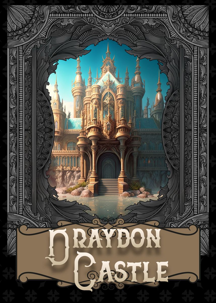 'Draydon Fantasy Castle' Poster by Stefan Merz | Displate