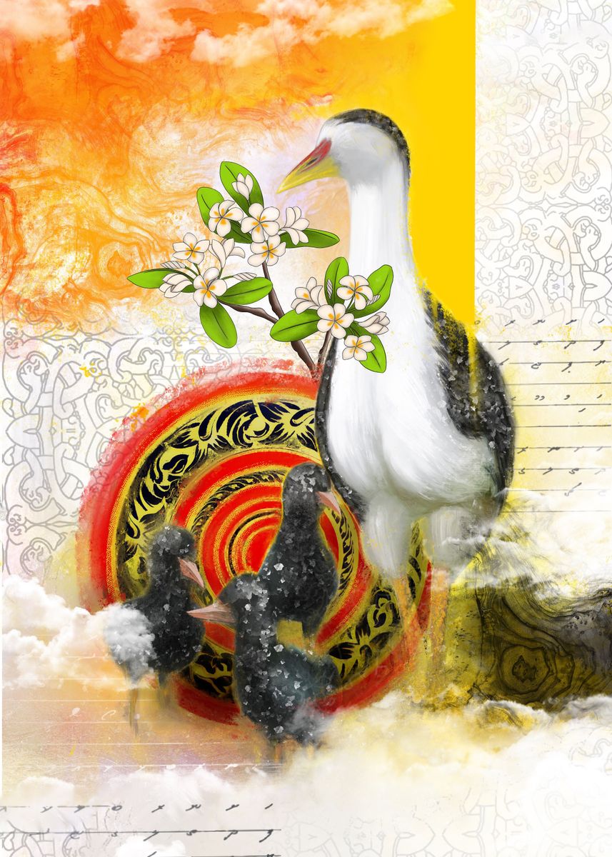 'Kanbili' Poster, picture, metal print, paint by shagaf | Displate