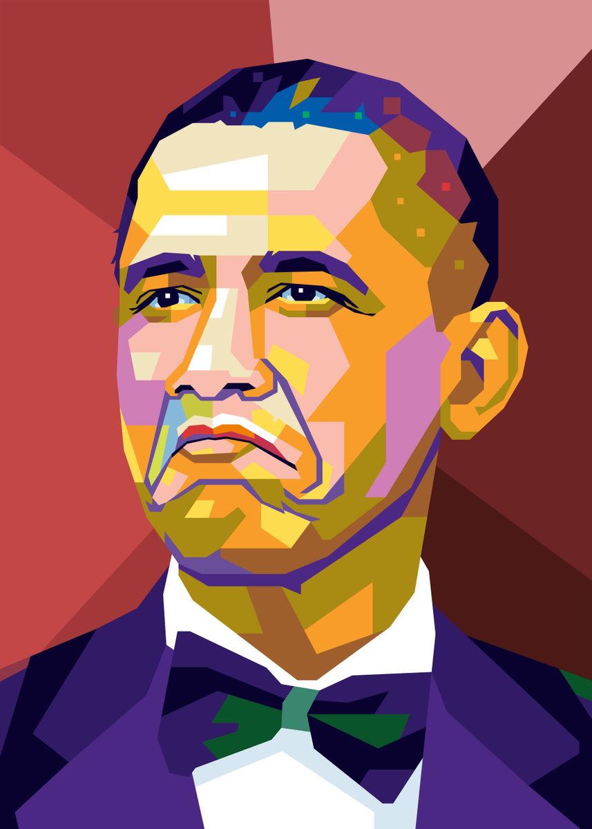 'barack obama not bad' Poster, picture, metal print, paint by New ...