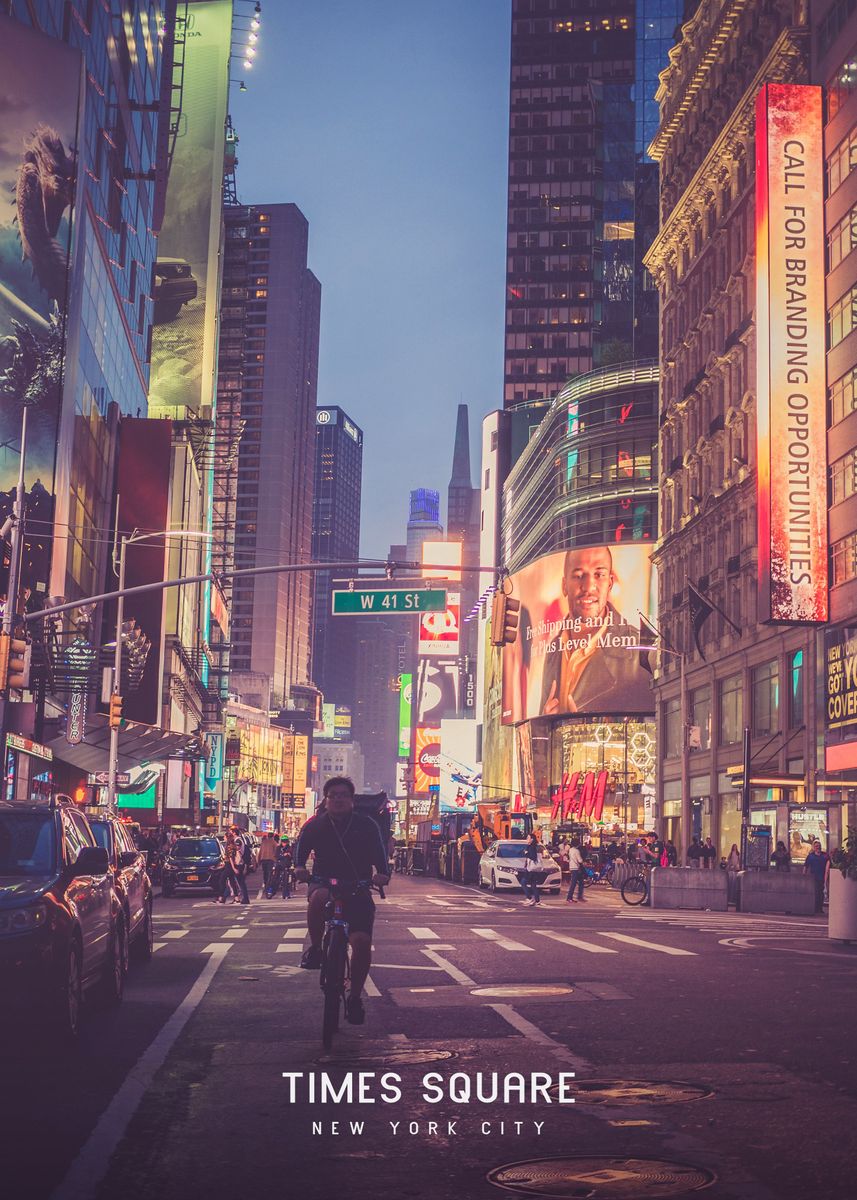 'Times Square ' Poster by Famous City | Displate
