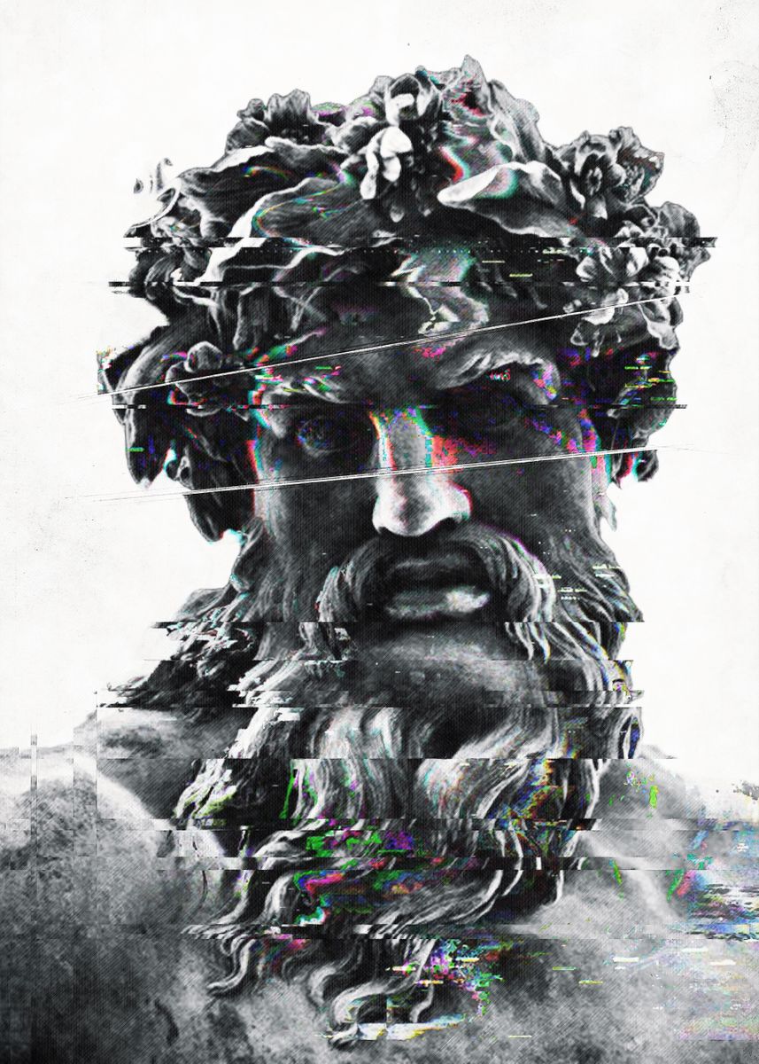 'Digital Zeus' Poster by Underdott | Displate