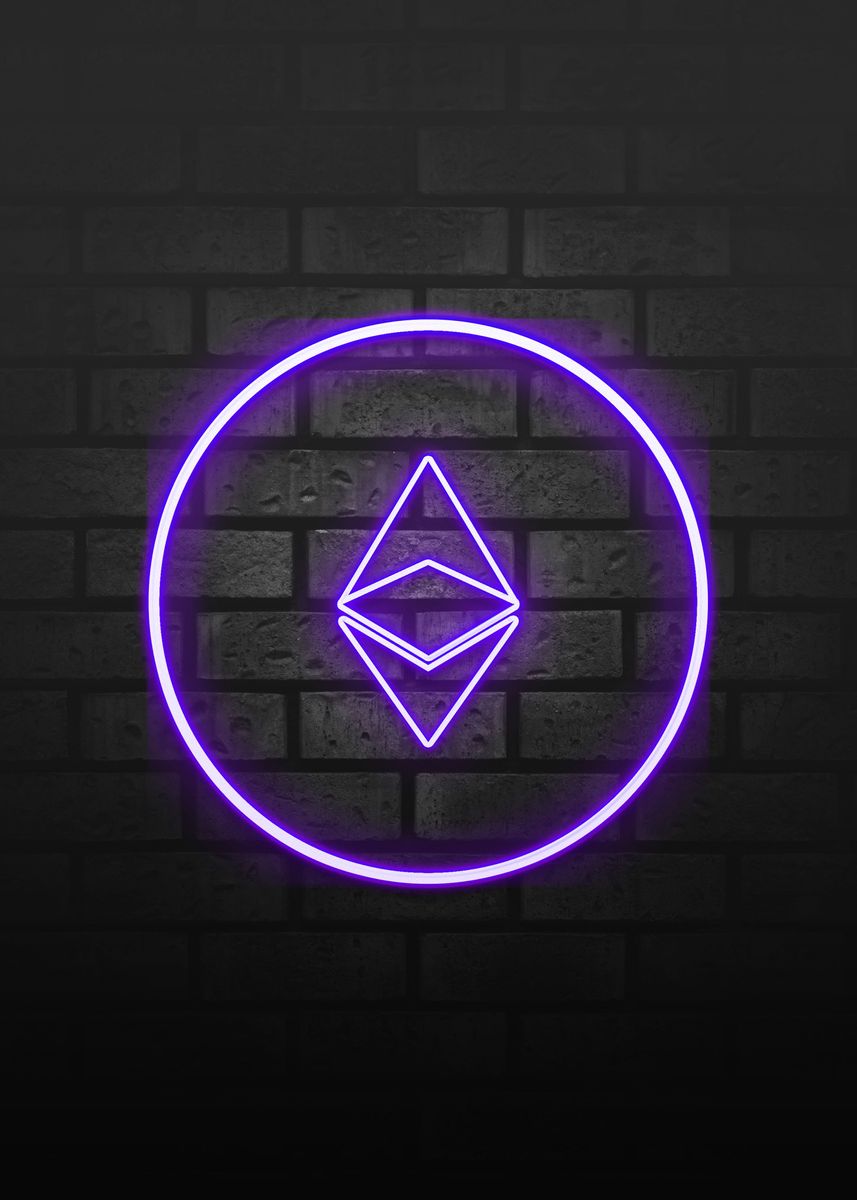 'ETH' Poster, picture, metal print, paint by Michael I. Organ | Displate