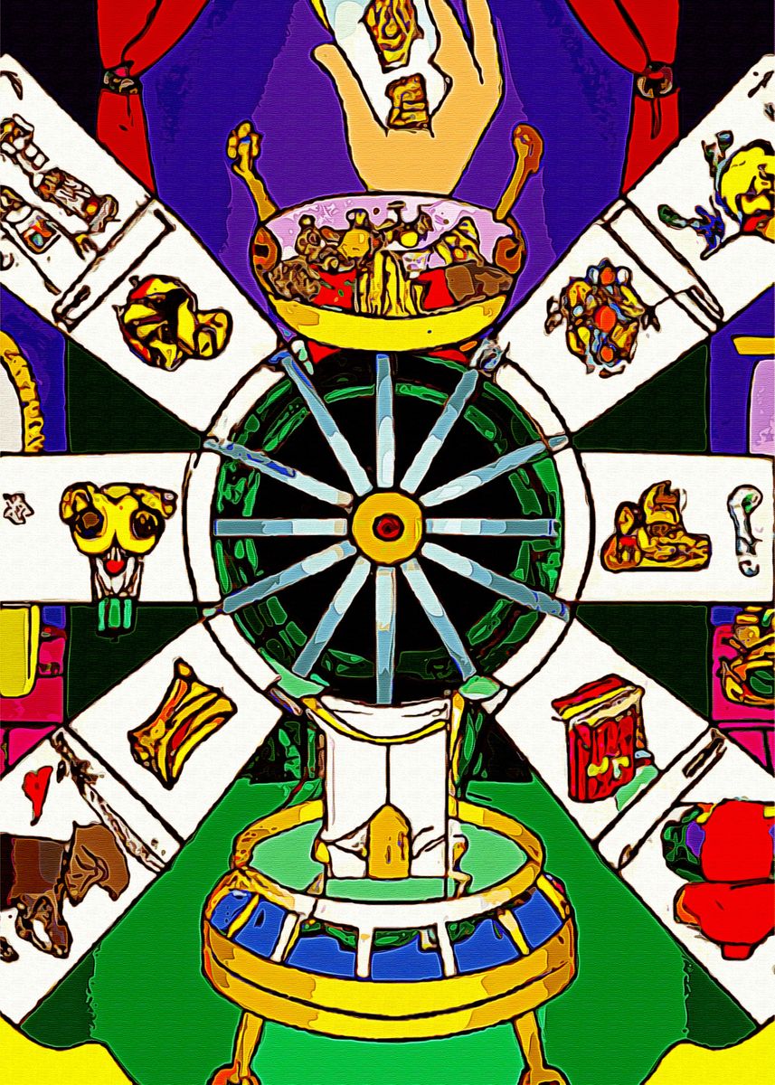 'Wheel of Fortune' Poster, picture, metal print, paint by Marek ...