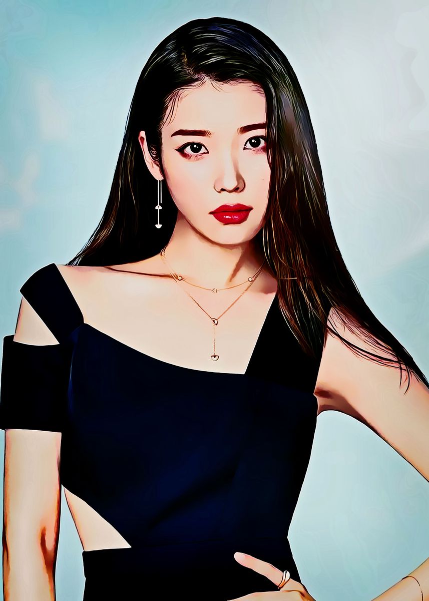 'iu pose' Poster by iuleeji | Displate