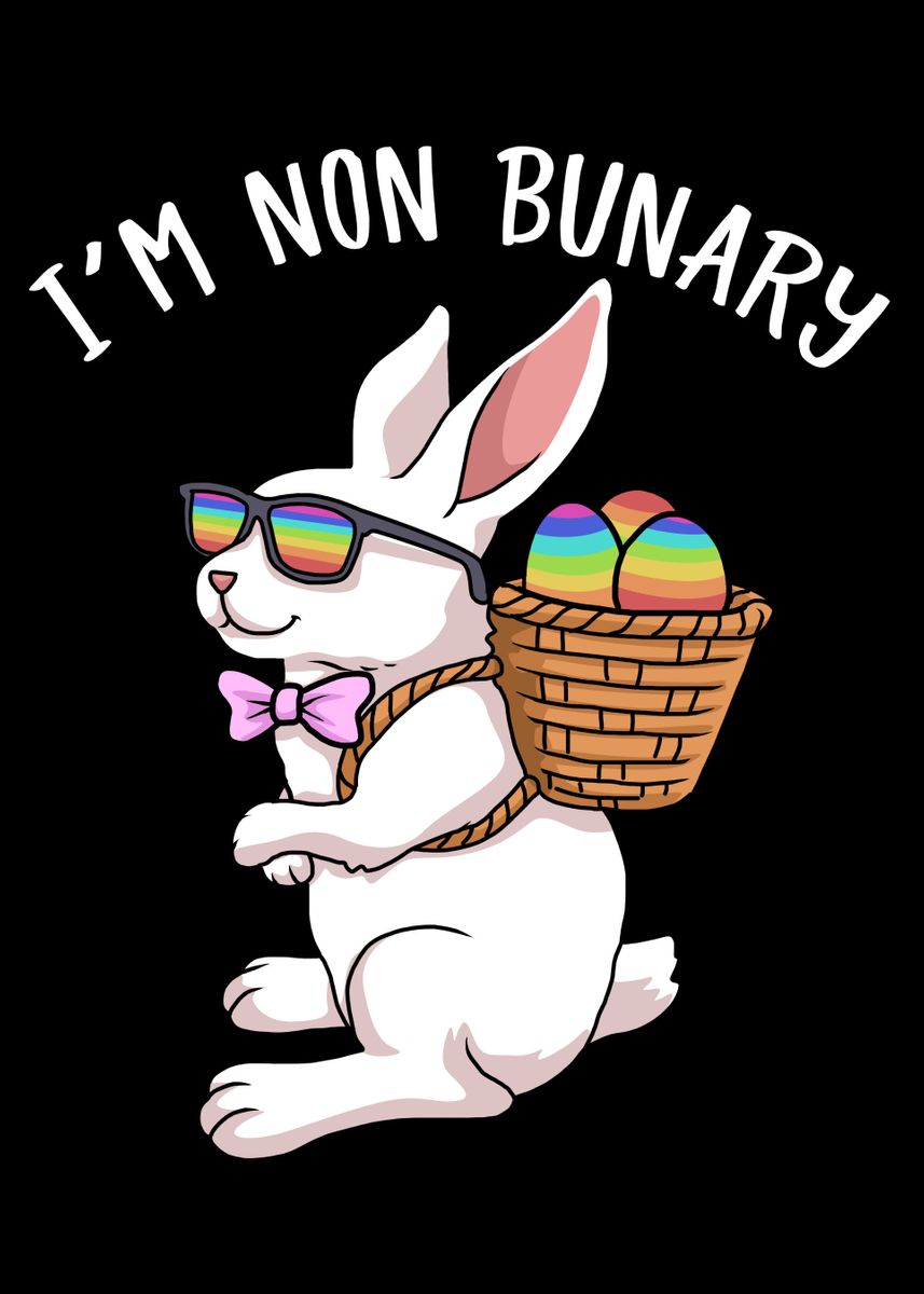 'LGBT Easter Bunny Equality' Poster, picture, metal print, paint by ...