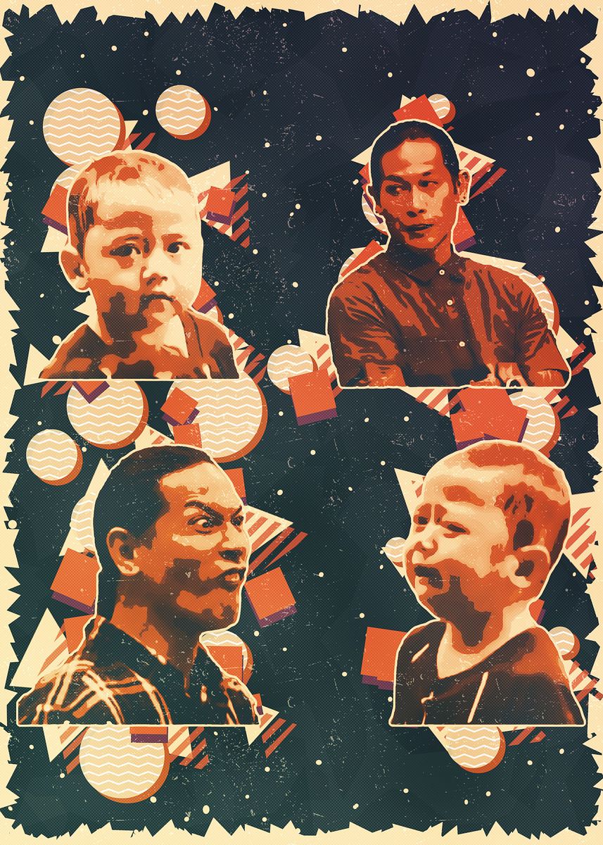 'Funny Kids Expression Meme' Poster, picture, metal print, paint by ...