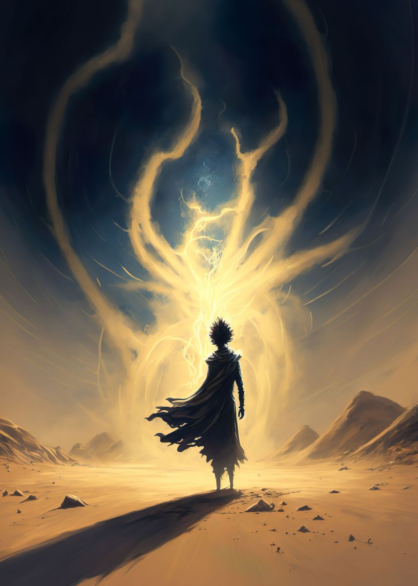 'Sandy Odyssey' Poster, picture, metal print, paint by Sami Bouchareb ...