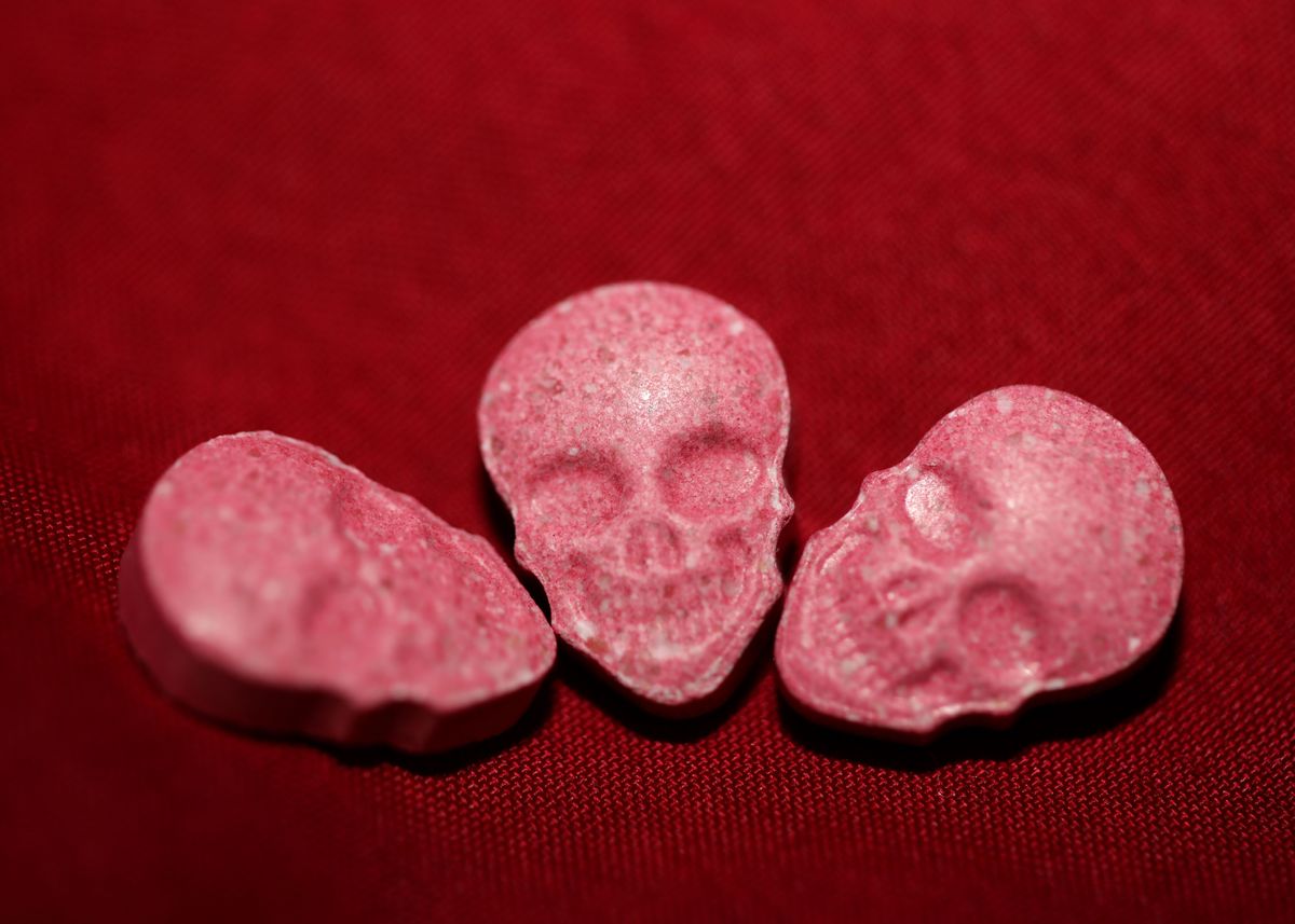 'Skull ecstasy mdma pills' Poster by BakalaeroZz Photography | Displate