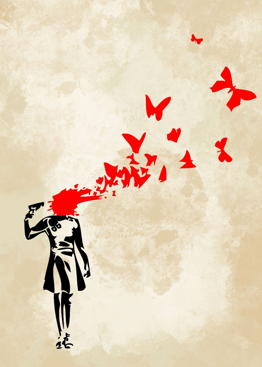 'Broken heart' Poster, picture, metal print, paint by Selja Cute | Displate