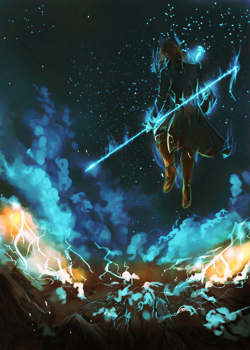 'Stormlight Poster' Poster, picture, metal print, paint by Miss Diana ...