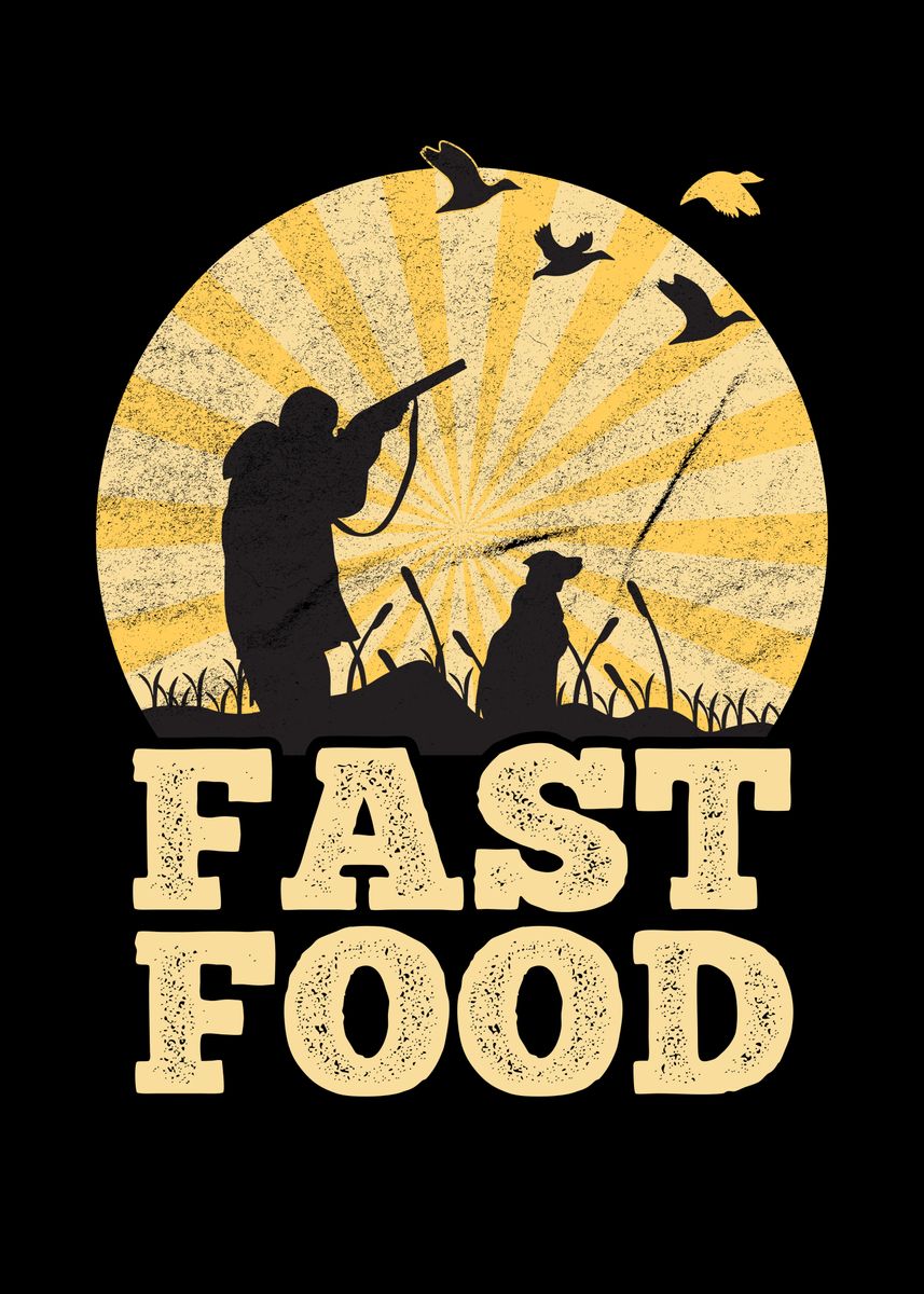 'Waterfowl Duck Hunter Pun' Poster, picture, metal print, paint by bobbyMC | Displate