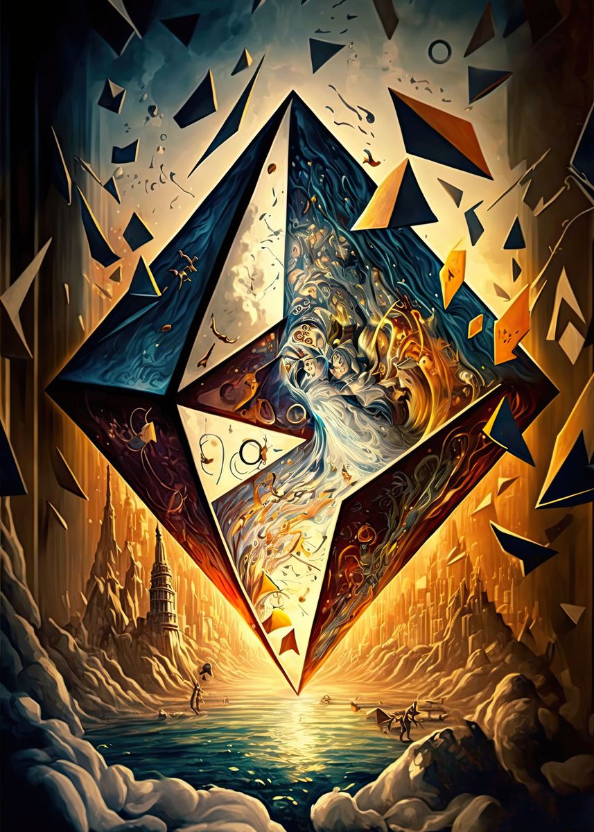 'Beautiful Surreal Chaos' Poster, picture, metal print, paint by ...