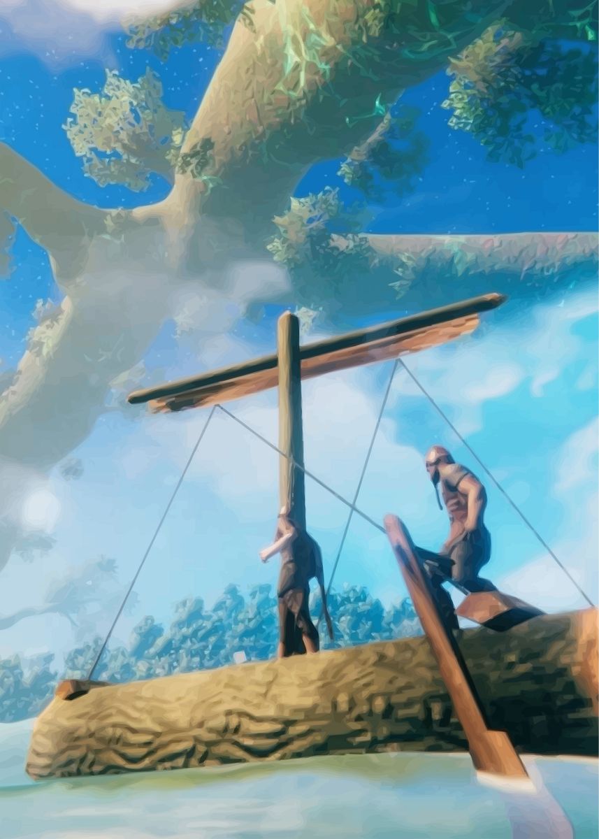 'Valheim God Of War Game' Poster, picture, metal print, paint by Remake ...