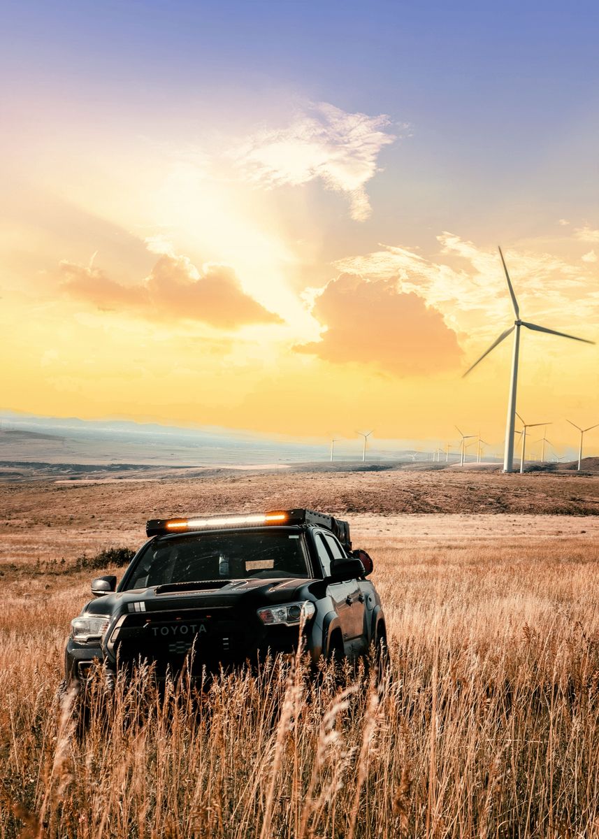 'Toyota 4Runner' Poster, picture, metal print, paint by Marcel Lee ...