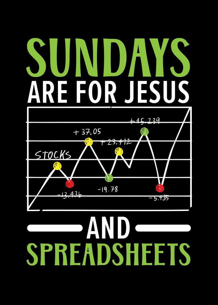 'Jesus And Spreadsheets' Poster, picture, metal print, paint by NAO ...