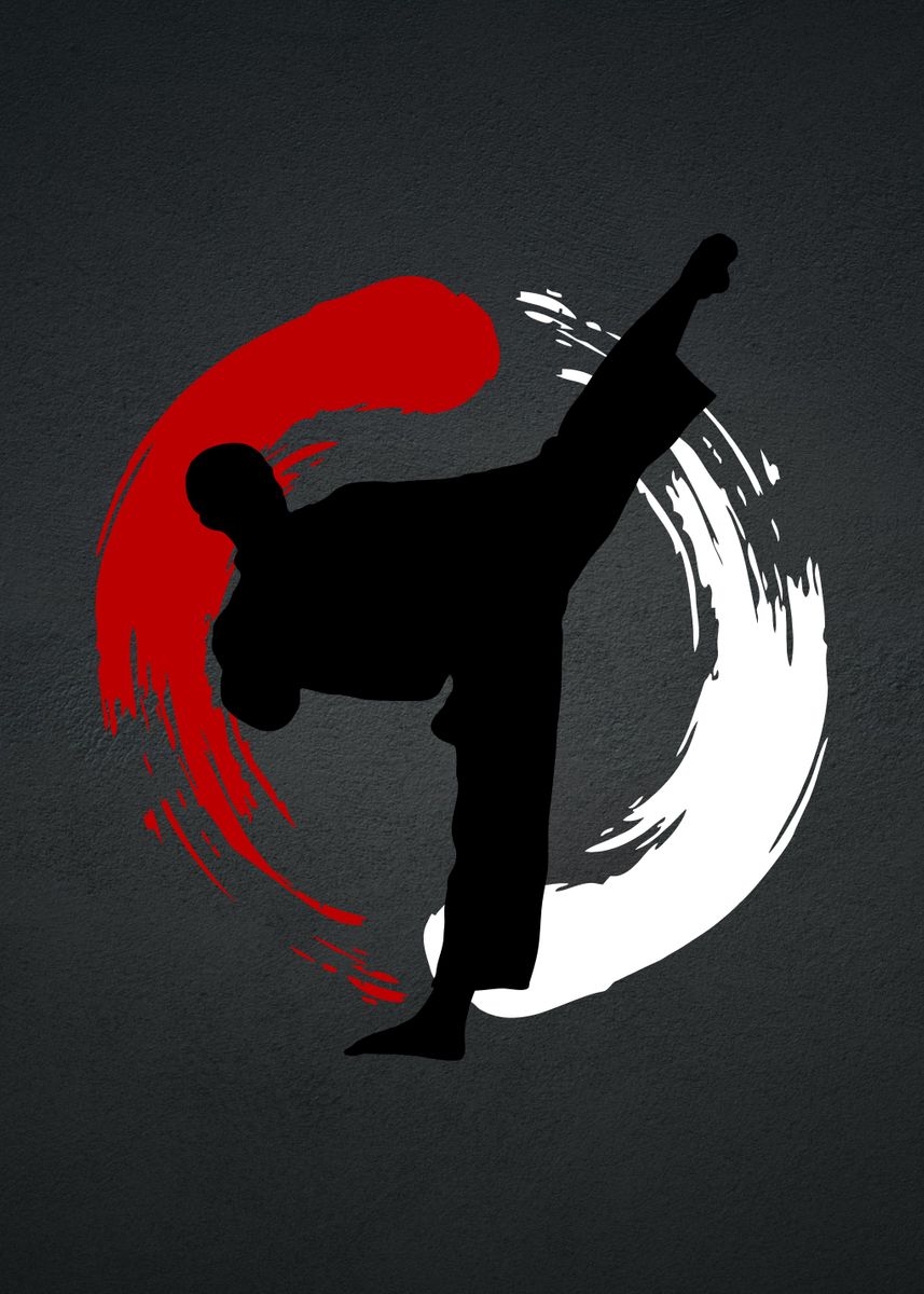 'karate kid art' Poster, picture, metal print, paint by THELASTMINI ...