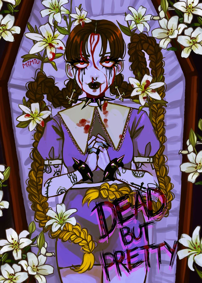 'Dead but pretty' Poster by Mimiu | Displate