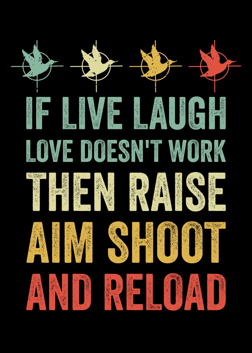 'Waterfowl Hunting Season' Poster, picture, metal print, paint by bobbyMC | Displate