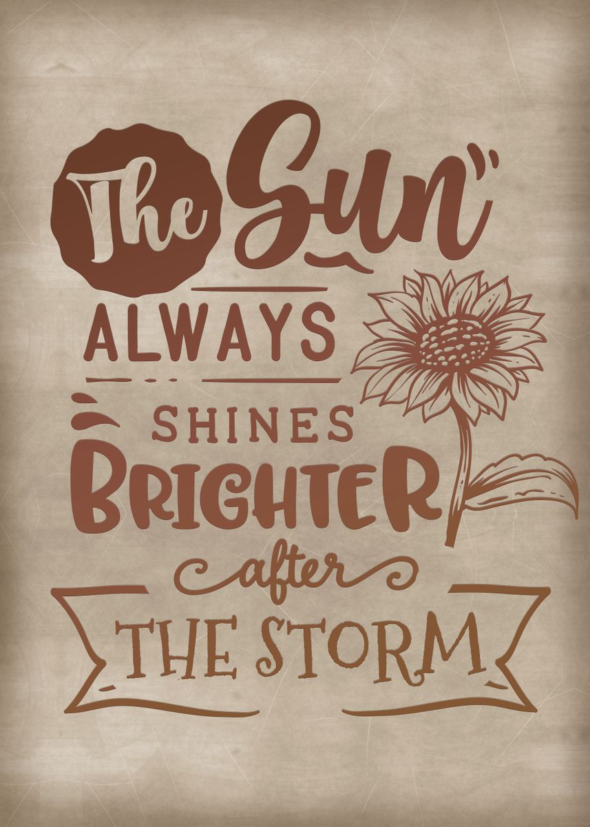 'The sun shine brighter 2' Poster by XandYart | Displate