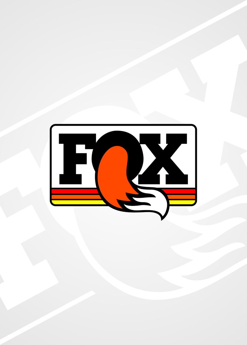 'fox mtb cycling' Poster, picture, metal print, paint by yunur mawan ...